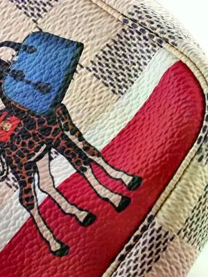 LOUIS VUITTON Pochette Accessoires Limited Edition Damier Mini Clutch Bag