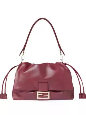 Fendi Baguette Leather Shoulder Bag