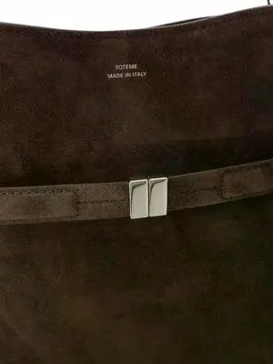 TOTEME Belted Suede Shoulder Bag