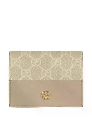 Gucci Mini Gg Marmont Bi-colour Leather Wallet