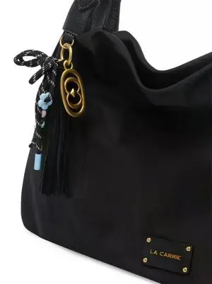 LA CARRIE Dark Wave Tote Bag - Black