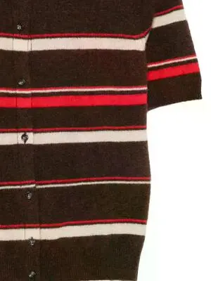 ROBERTO COLLINA Striped Short-sleeved Shirt