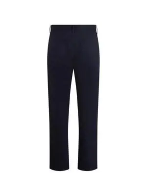 Moschino Logo-patch Straight-leg Trousers