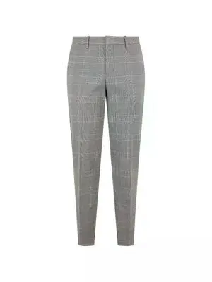 Moschino Houndstooth-pattern Trousers - Grey
