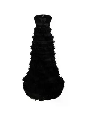 Moschino Ruffled-detail Maxi Dress