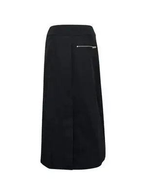 3.1 Phillip Lim Zip-detail Pleated Midi Skirt