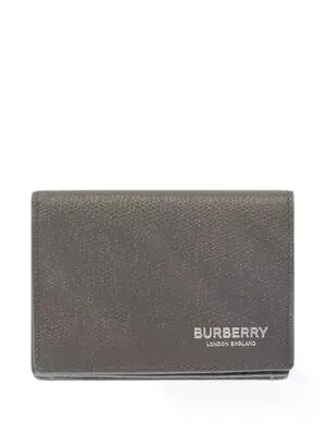 Burberry Flint Logo-embossed Leather Card Holder