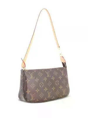 LOUIS VUITTON Pochette Accessoires Nm Monogram Canvas Clutch Bag - Brown
