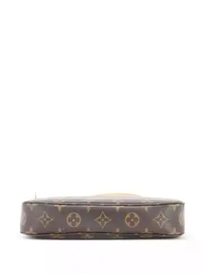 LOUIS VUITTON Pochette Accessoires Nm Monogram Canvas Clutch Bag - Brown