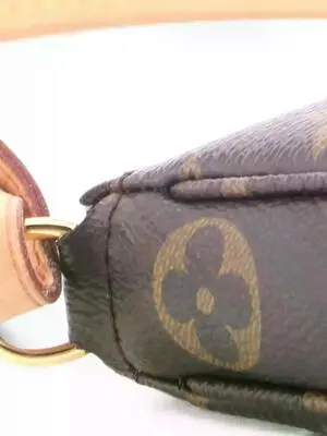 LOUIS VUITTON Pochette Accessoires Nm Monogram Canvas Clutch Bag - Brown