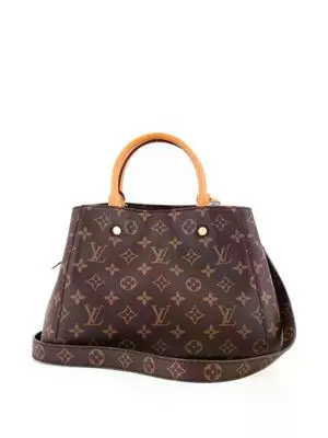 LOUIS VUITTON Montaigne Handbag Monogram Canvas Bb Satchel