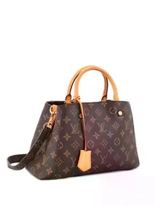 LOUIS VUITTON Montaigne Handbag Monogram Canvas Bb Satchel