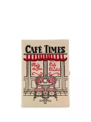 OLYMPIA LE-TAN Café Times Embroidered Clutch Bag