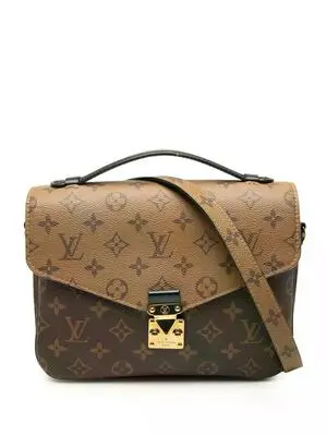 LOUIS VUITTON 2020 Monogram Reverse Pochette Metis Satchel