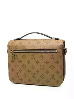 LOUIS VUITTON 2020 Monogram Reverse Pochette Metis Satchel