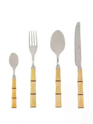 CAPDECO Byblos Bamboo Cutlery - Silver