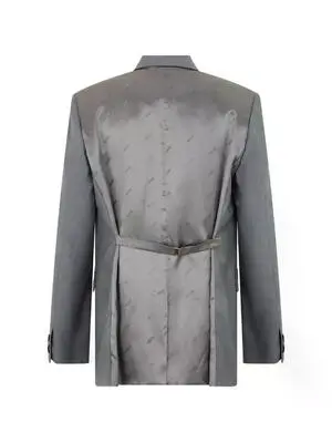 Moschino Logo-pin Single-breasted Blazer