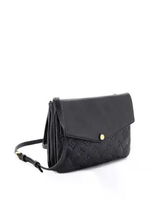 LOUIS VUITTON Twice Handbag Monogram Empreinte Leather Crossbody Bag