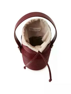 AMPHORA Mini Kylix Woven Bucket Bag