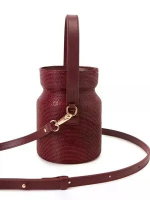 AMPHORA Mini Kylix Woven Bucket Bag