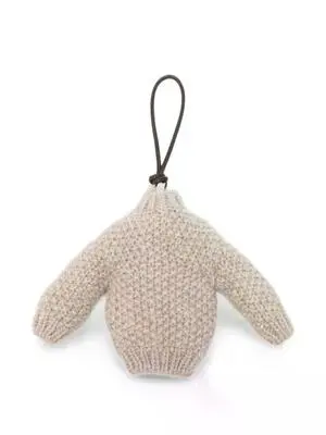 Fabiana Filippi Sequin-embellished Knitted Keyring