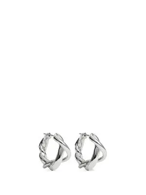 Monica Vinader Ochre Twisted Hoop Earrings