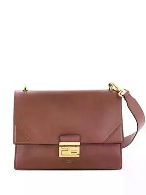 Fendi Kan U Leather Medium Shoulder Bag