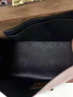 Fendi Kan U Leather Medium Shoulder Bag
