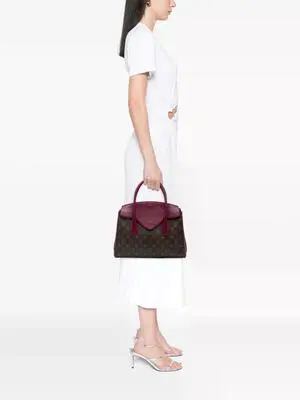 LOUIS VUITTON 2017 Monogram Florine Satchel - Brown