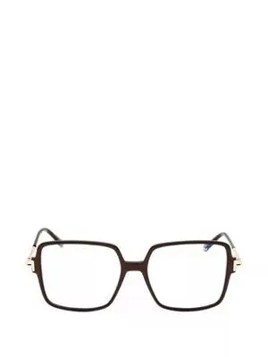 TOM FORD Square-frame Glasses - Brown