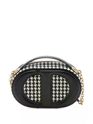 Dior 2000-2026 Tweed Cd Oval Camera Bag Satchel