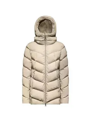 CAPE HORN Alvarez Matt Faux-fur Trim Hooded Jacket - Neutrals