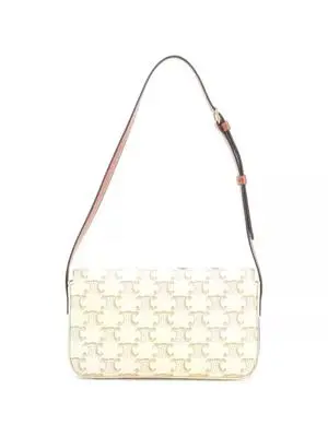 Celine Triomphe East-west Triomphe Coated Canvas Shoulder Bag