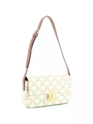 Celine Triomphe East-west Triomphe Coated Canvas Shoulder Bag
