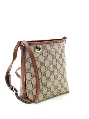 Gucci Gg Emblem Gg Coated Canvas Nano Bucket Bag