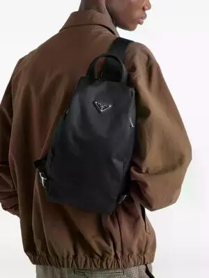 Prada Re-nylon And Saffiano Leather Backpack