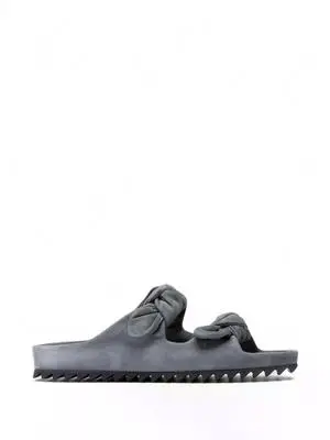 Officine Creative Pelagie 021 Knot-detail Suede Sandals - Blue