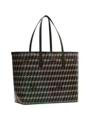 AU DEPART Geometric-print Reversible Tote Bag