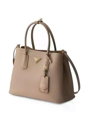 Prada Double Medium Saffiano Leather Bag