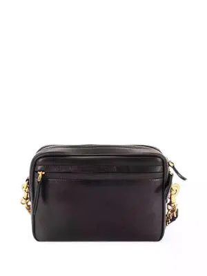 Valentino Garavani Viva Superstar Chain Leather Small Crossbody Bag - Black