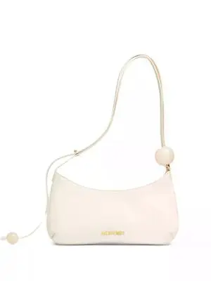 Jacquemus Le Bisou Perles Beaded Shoulder Bag - Neutrals