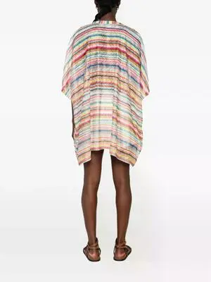 Missoni Zigzag Knit Kaftan Midi Dress - Neutrals