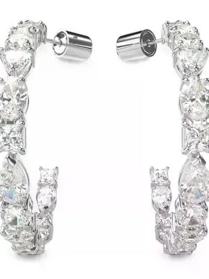 SWAROVSKI Mesmera Crystal-embellished Hoop Earrings