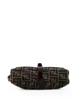 Fendi Vintage Shoulder Bag Zucca Canvas Medium Hobo Bag