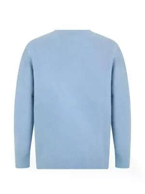 Fedeli Crew-neck Sweater - Blue