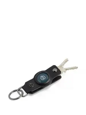 PIQUADRO Leather Airtag Keychain