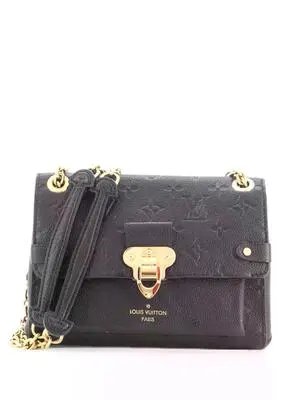 LOUIS VUITTON Vavin Handbag Monogram Empreinte Leather Bb Crossbody Bag - Black