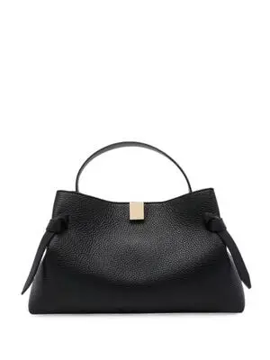 Yuzefi Gyoza Pebble-grain Leather Handbag