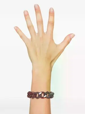 VANESSA BARONI Flat Chain Bracelet - Red