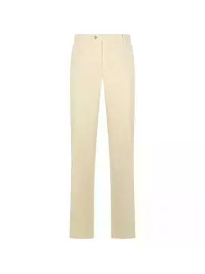 Fedeli Slim-fit Tailored Trousers - Neutrals